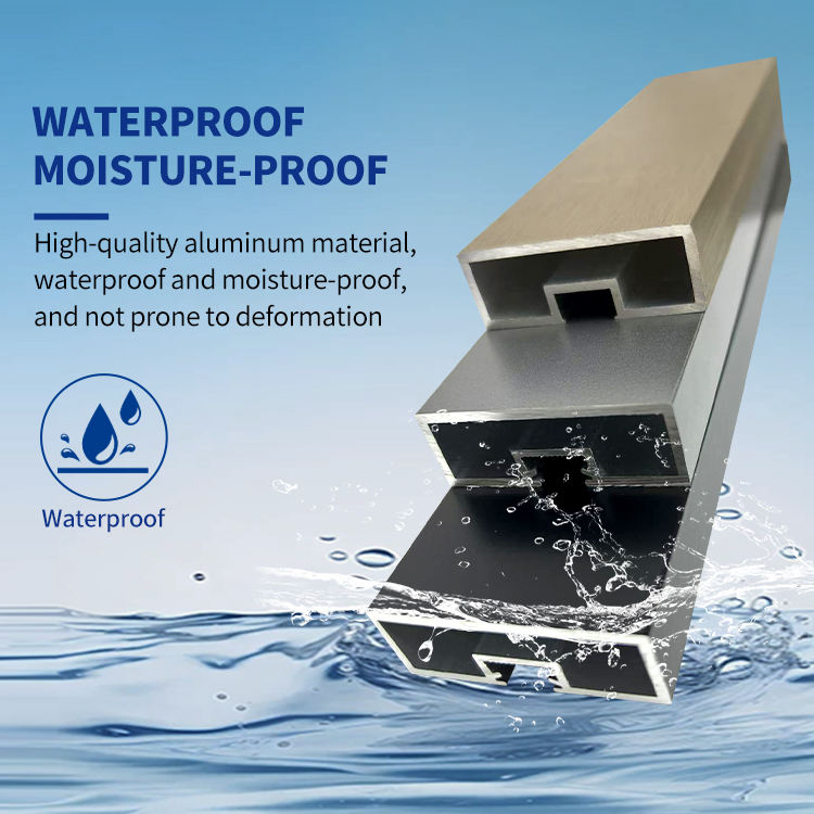 Ultra-Narrow Aluminium Door Window Profile Customized Anodizing Pvdf ...