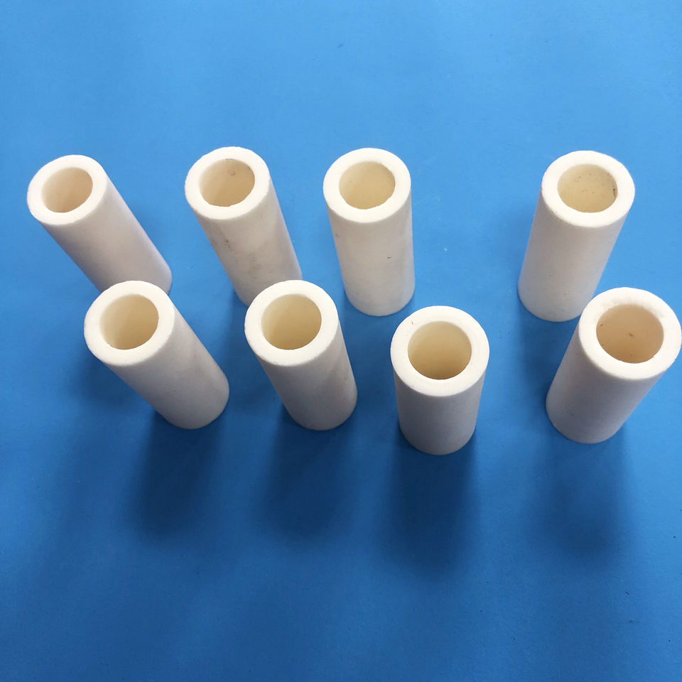 Polished Alumina Ceramic Insulator Pipe Ceramic Insulation Electrode ...