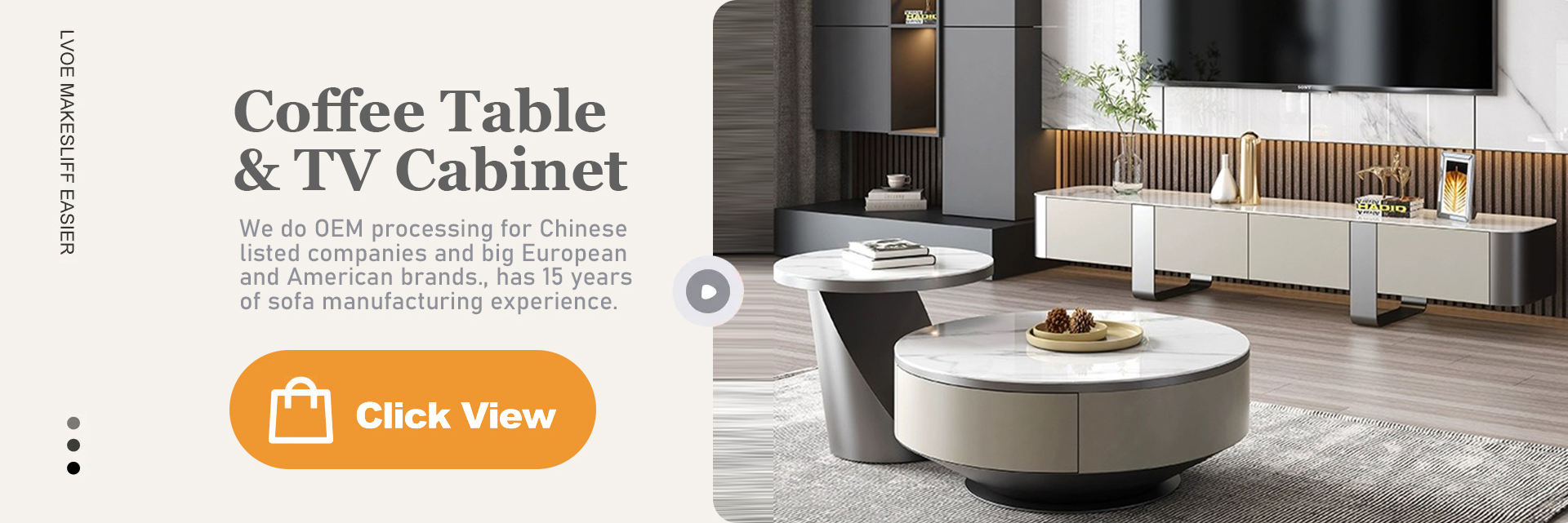 Foshan Yueyao Furniture Co., Ltd. - sofa, coffee table