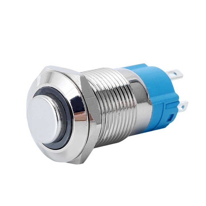 12mm 12v 4 Pin LED Illuminated Momentary Type Water Proof Switch