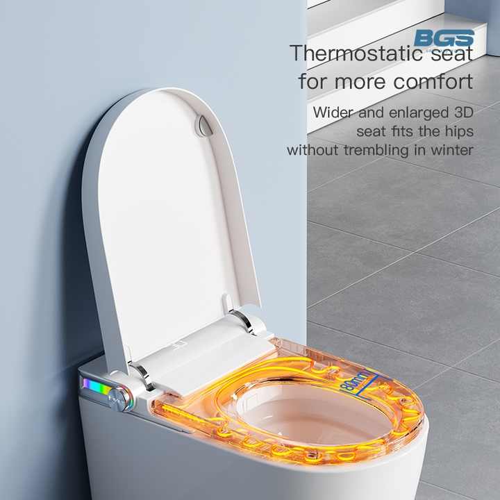 Bathroom Intelligent Toilet Automatic Sanitary Ware Fashion Modern ...