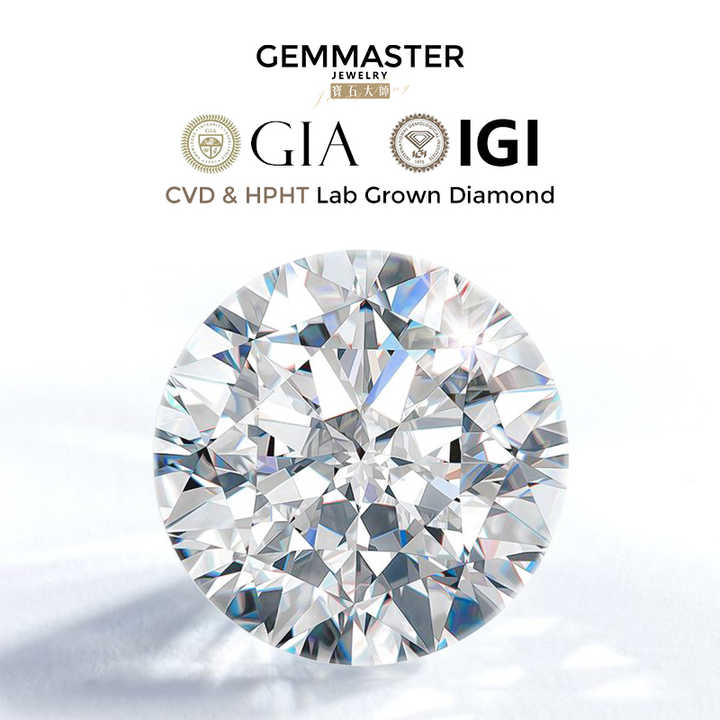 IGI GIA Certified Lab Grown Diamonds - Round Brilliant Cut