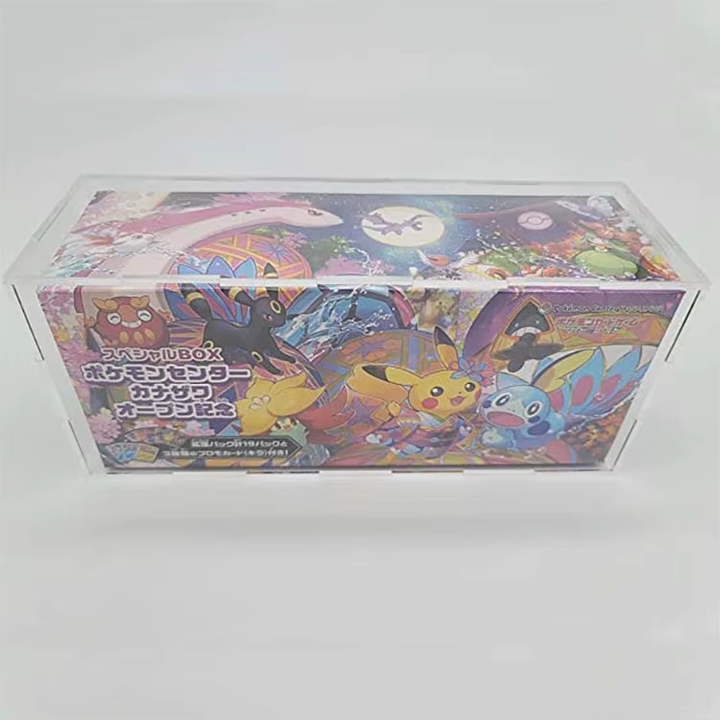 Custom Pokemon ETB Display Case Acrylic Booster Pack Box Display ...