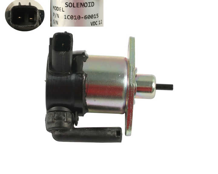 Forklift Parts 1C010-60015 Flameout Solenoid Valve for Kubota Excavator ...