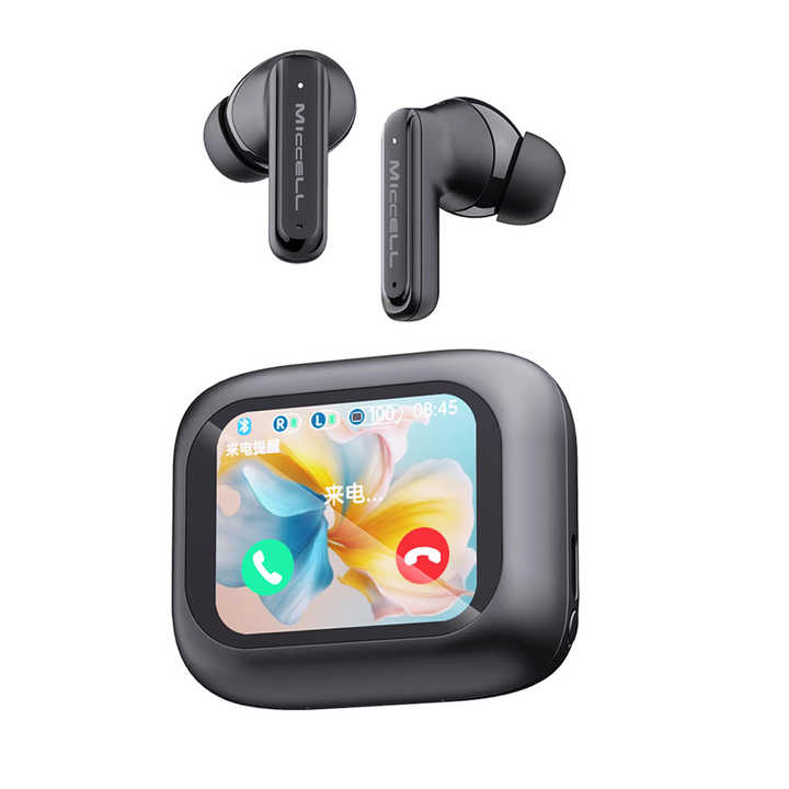 Waterproof Sport Earbuds Headphone Intelligent LCD Touch Screen Max ...