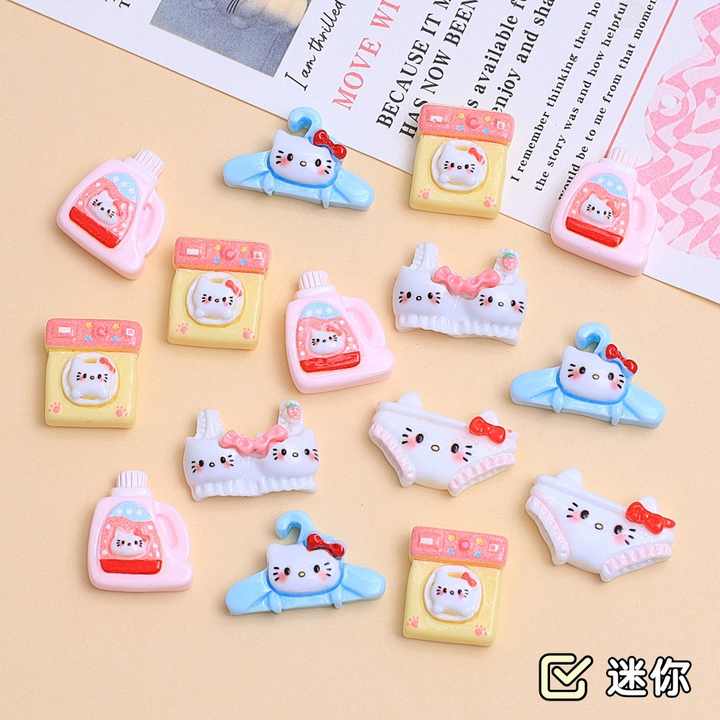 KT Home Labor Series Washing Machine Resin Charm for Junk Cases DIY ...