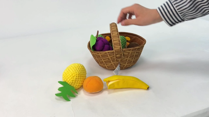 Soft Plant Plush Kitchen - My First Plush Fruit Basket