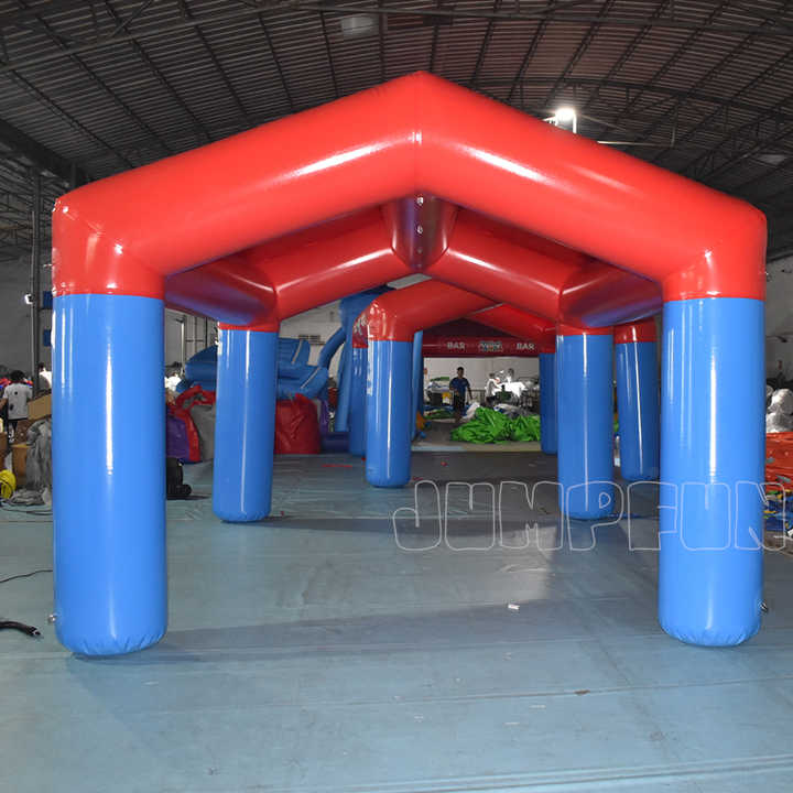 Air sealed PVC Inflatable Canopy Install Water Spray System Inflatable ...