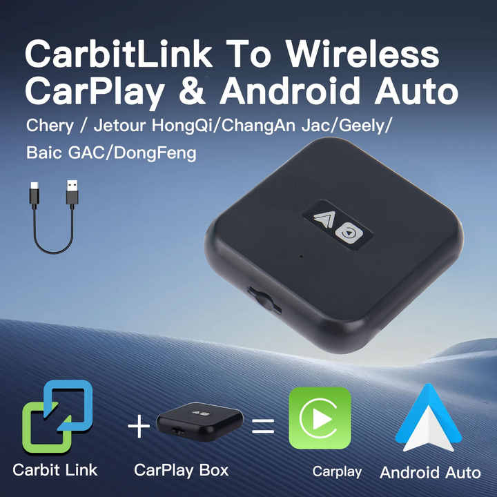 Carbitlink to Android Auto Carplay Wireless Adapter Dongle
