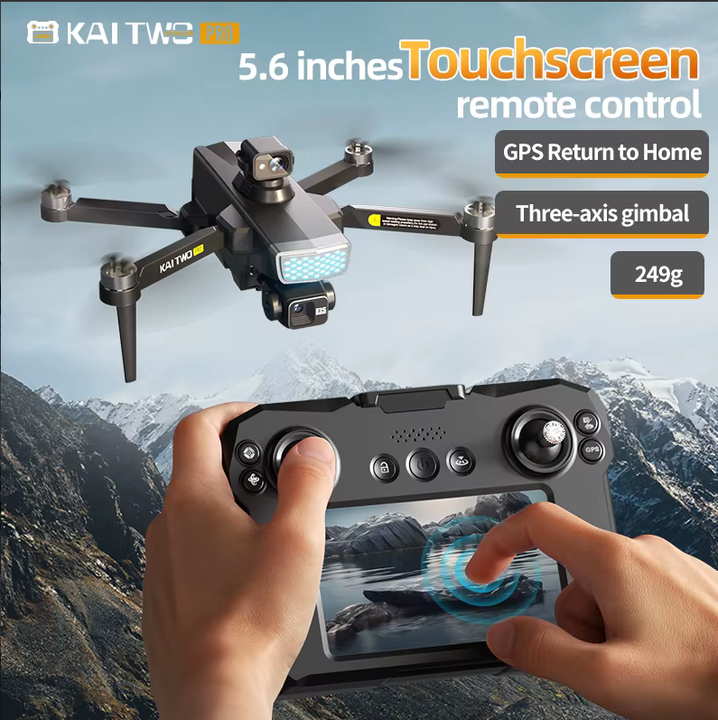 Kai two pro drones 3-Axis Gimbal 5G RC Drone with Laser Obstacle ...