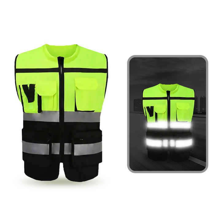 Reflective Vest Security - High Vis Color & Pantone Jacket