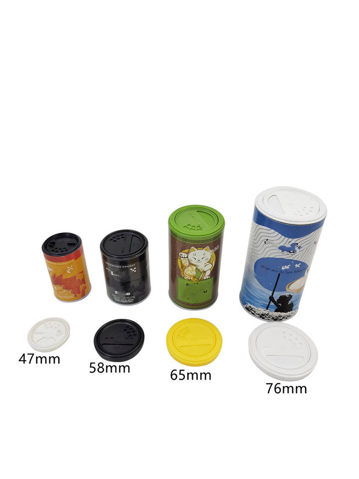 Customized Colors logo Printing Composite Paper Tubes Shaker Packaging ...