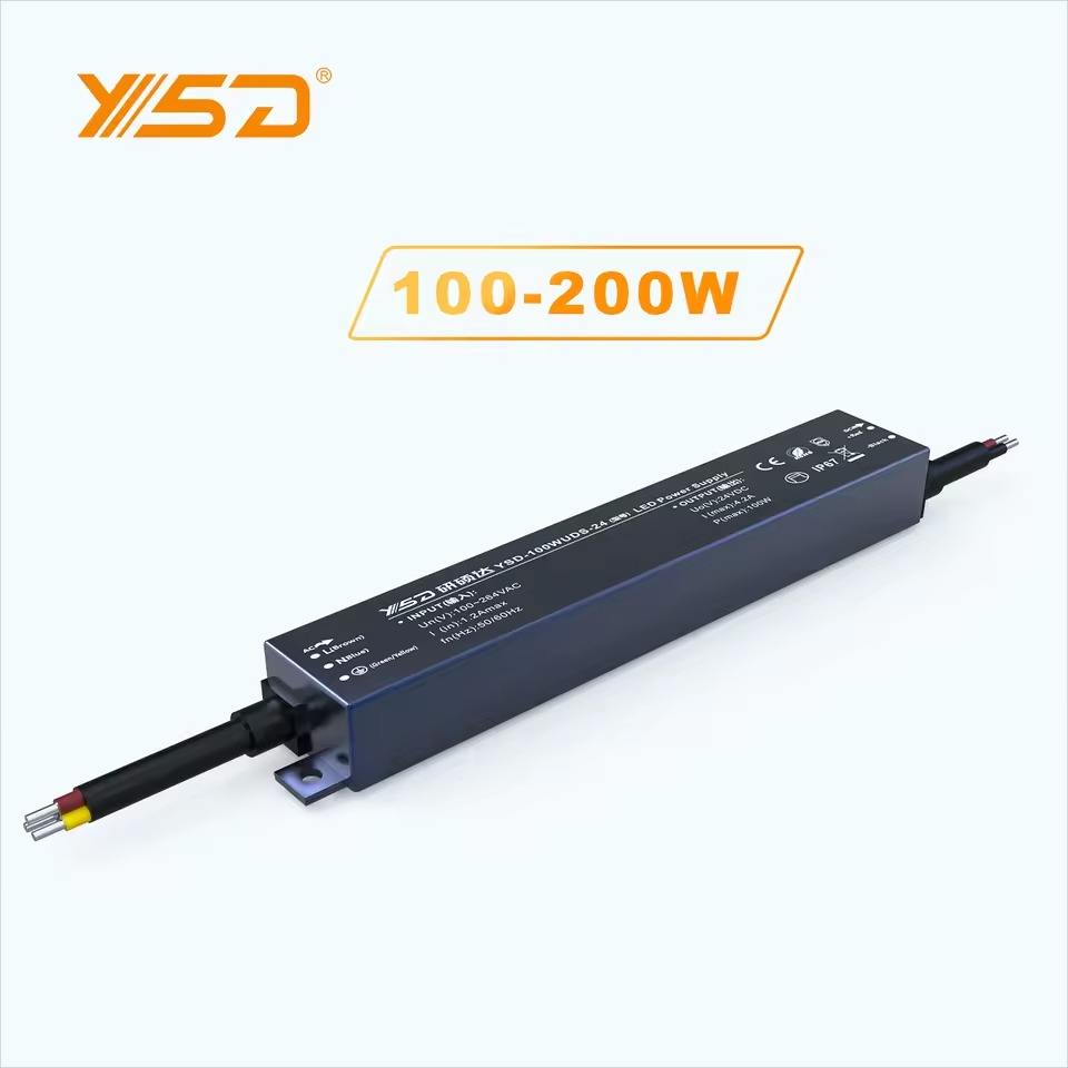YSD 300W Mini LED Driver Power Supply Slim Aluminum Waterproof IP67 CE ...