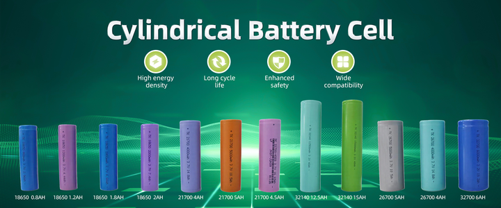 Cylindrical Lifepo4 32140 Battery Cell 15ah 3.2v Lifepo4 Rechargeable ...
