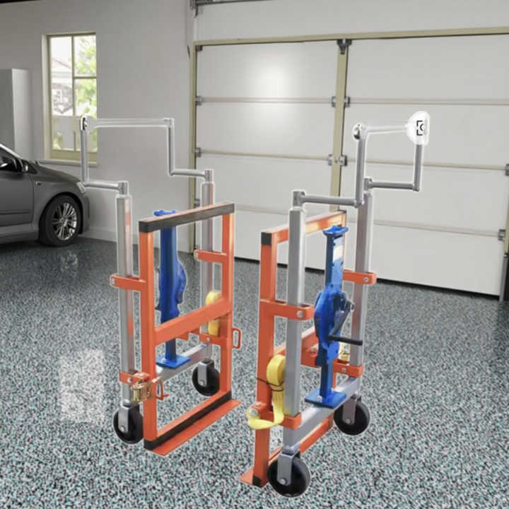 Manual 1800Kg Hydraulic Furniture Mover Hand Cart with Four-Wheel for ...