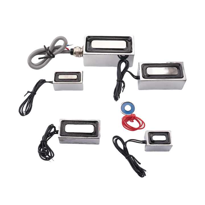 Square Shape Small Dc Holding Electromagnet 5v 6v 12 Volts 24v Mini ...