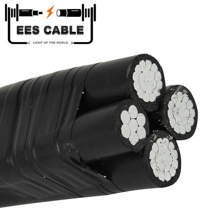 EES CABLE 0.6/1kv Low Voltage Overhead ABC Cable IEC Standard Aluminum ...
