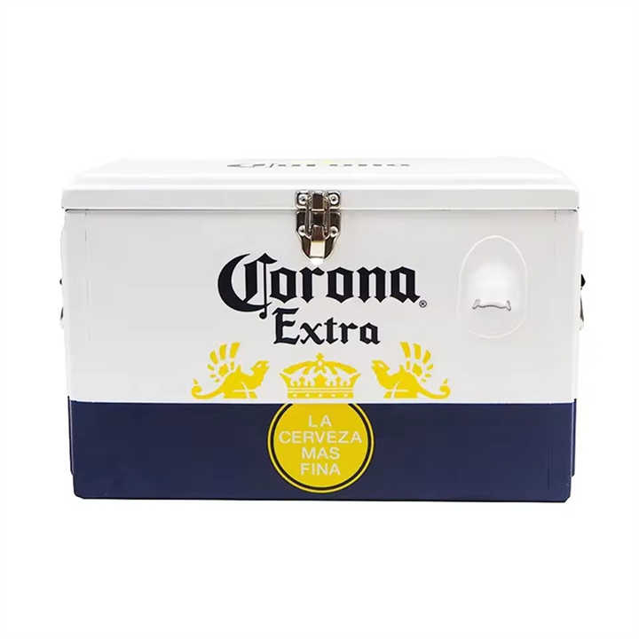 Custom 20L Corona Extra Logo Beer Ice Cooler Box Premium Beverage Tubs ...