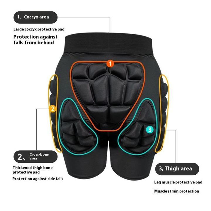 Wholesale 3D Hip Protection Eva Foam Butt Pads Shock Absorption ...