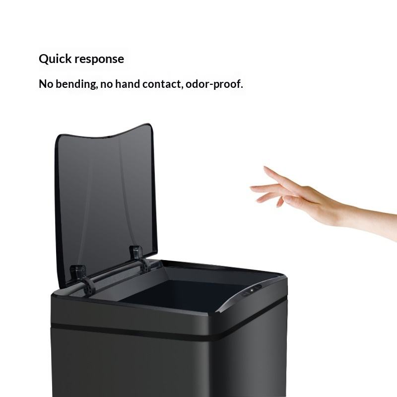 Manufacturers Wholesale Smart Inductive Trash Can 30L/40L/50L Household ...