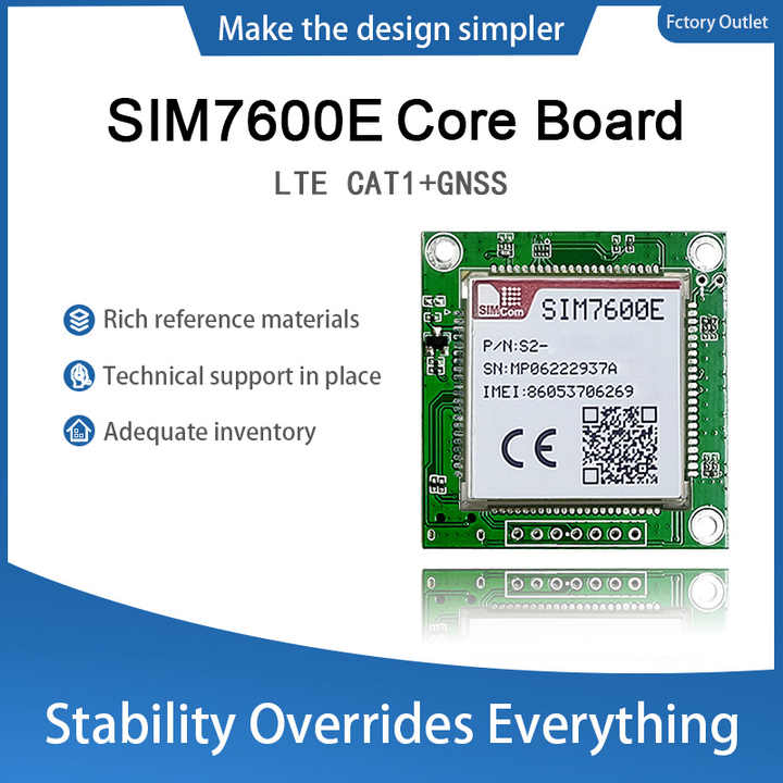 Simcom SIM7600E LTE Module - 4G Development Core Board Kit