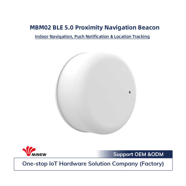 Minew Proximity Navigation Beacon - 10 Years Life, 150M Range