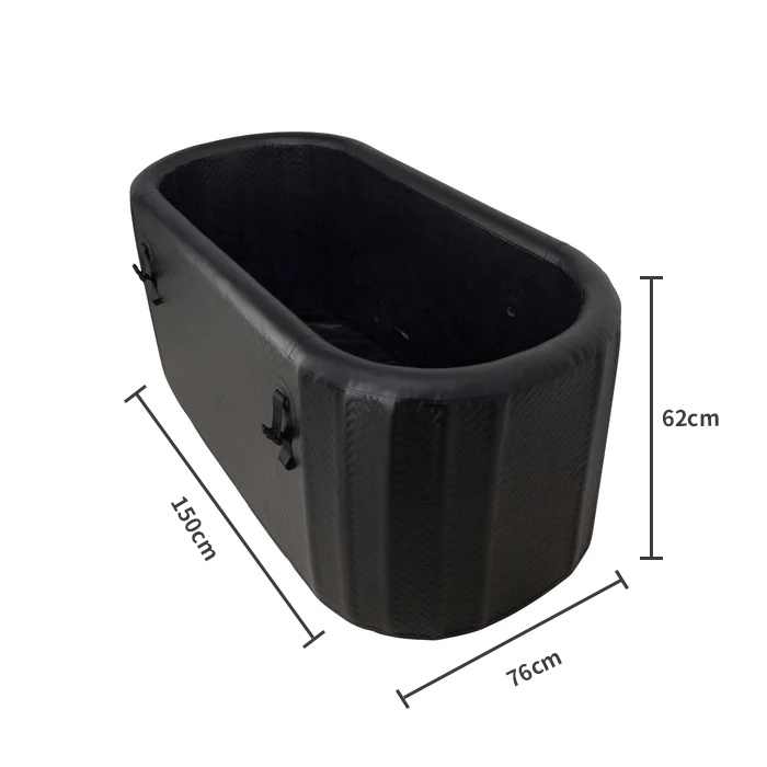 Luxury Foldable Oval Inflatable Pvc Hot Tub Single Person Inflatable ...