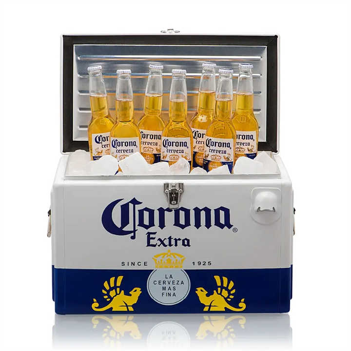 Custom 20L Corona Extra Logo Beer Ice Cooler Box Premium Beverage Tubs ...