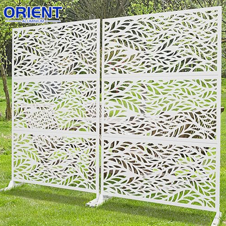 Decorative Carved Facade Panel Aluminum Outdoor Metal Screen Privacy ...