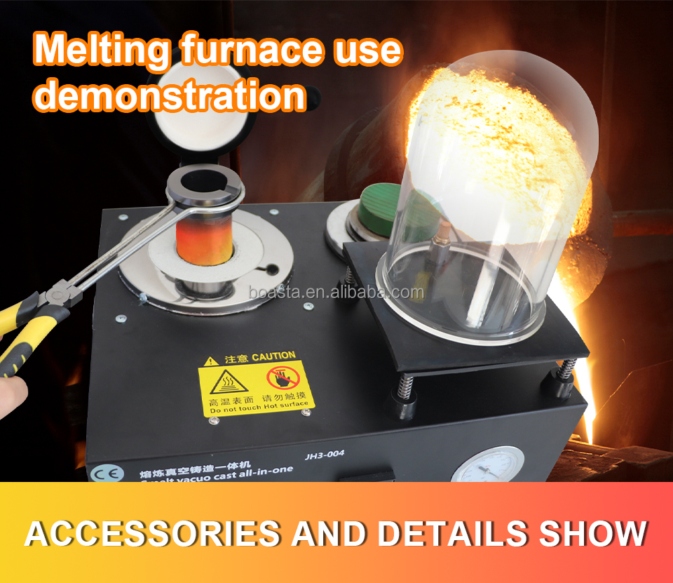 Three-in-one jewelry tool equipment vacuum casting machine metal ...