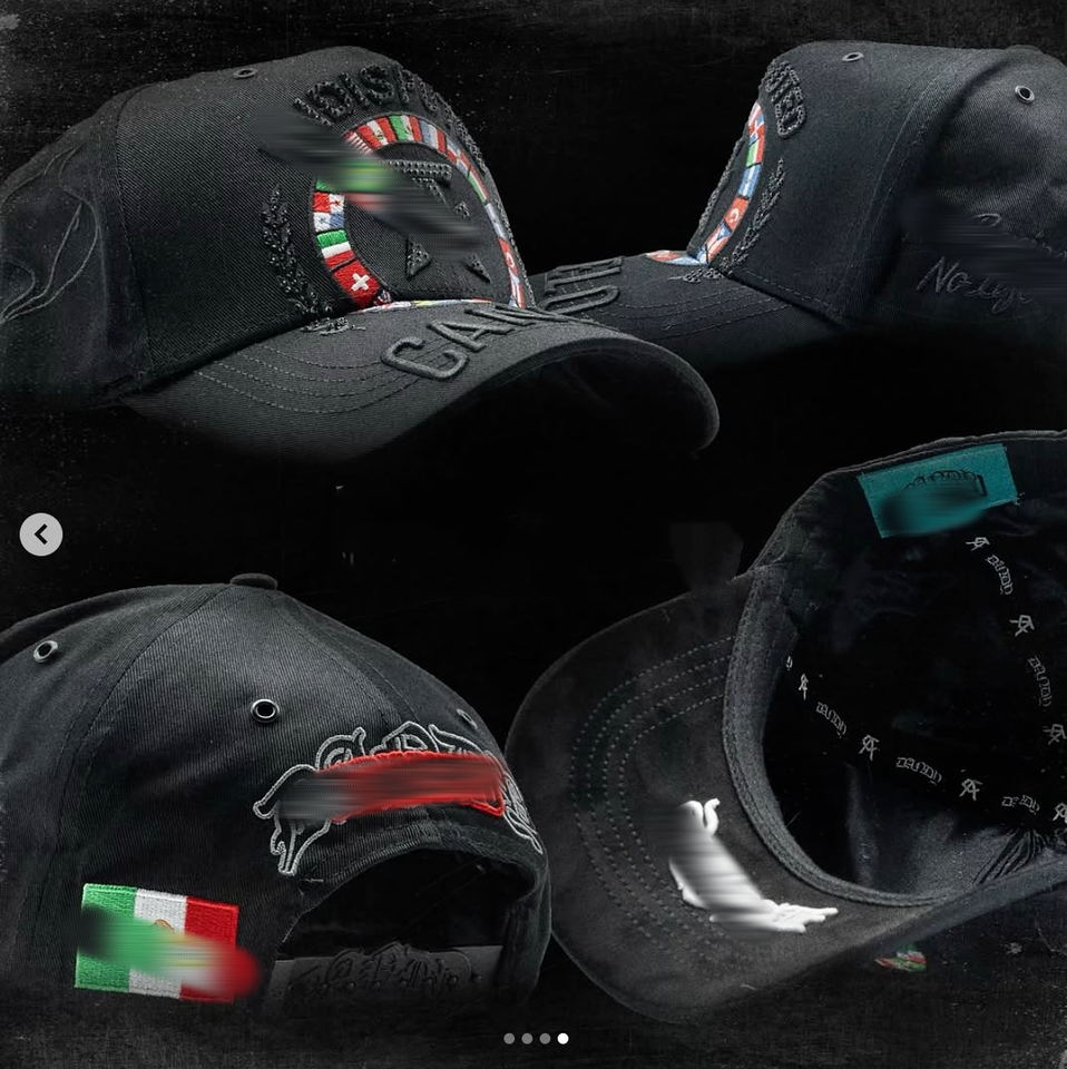 Original Barbas Hats G5 Manufacturer Hip Hop Casual Retro 3D Letter ...