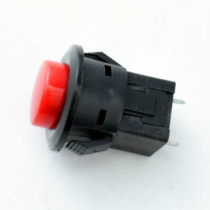16MM Momentary Push-Button 2 Pin 16 MM Self-locking Switch PushButton ...