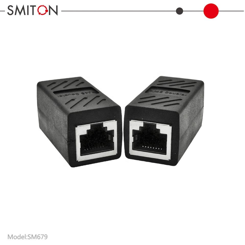 RJ45 Connector 8P Coupler Network Adapter 8p8c Adapter Wire Joiner ...