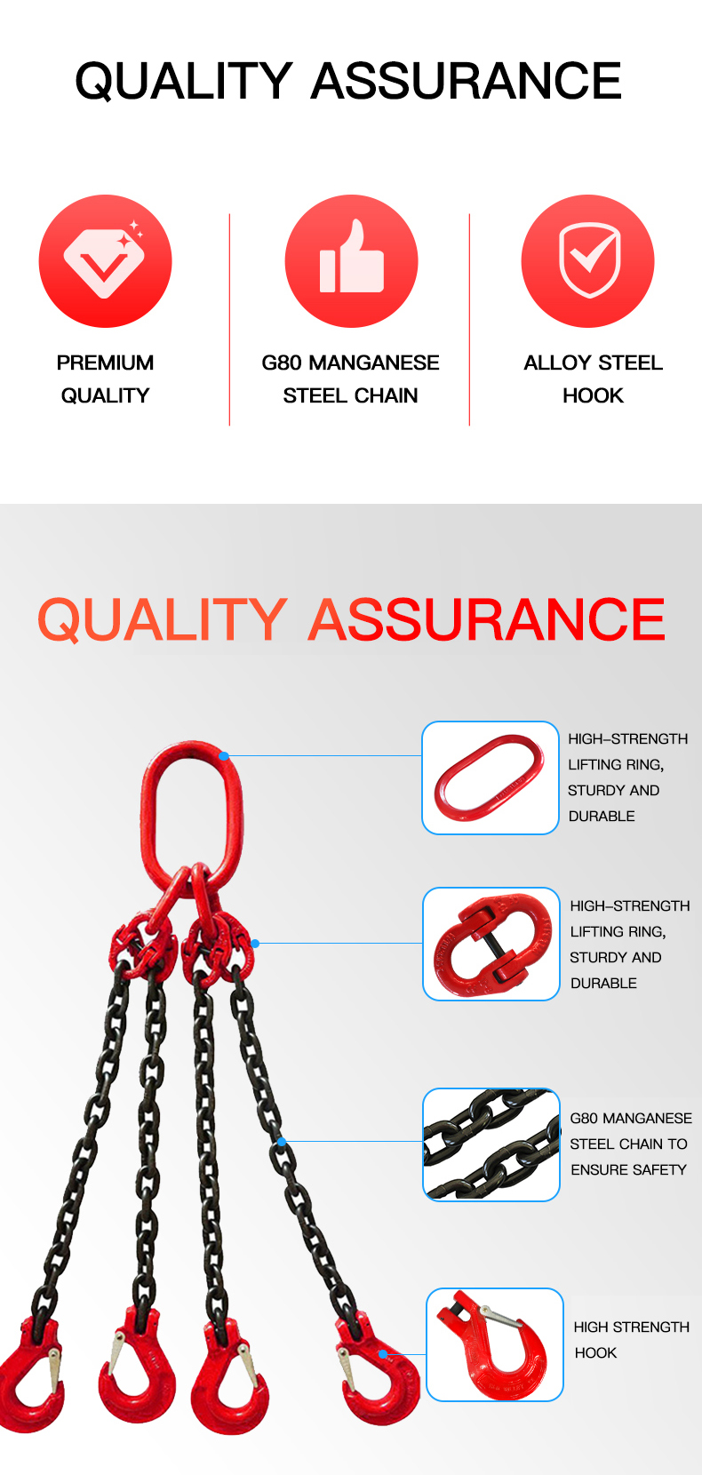 Lifting chain hook crane G80 manganese steel chain lifting tool Products from Hebei Chenghua ...
