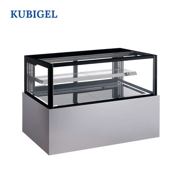 Commerical 2 Layers Stainless Steel Chiller Cake Showcase Refrigeration ...