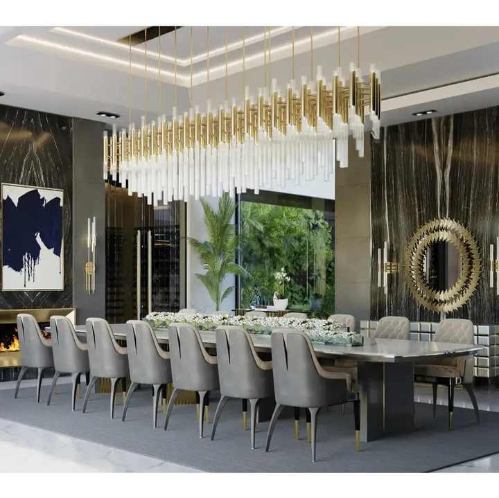 Luxury Dining Table Set 14 Seater - Custom Modern Furniture