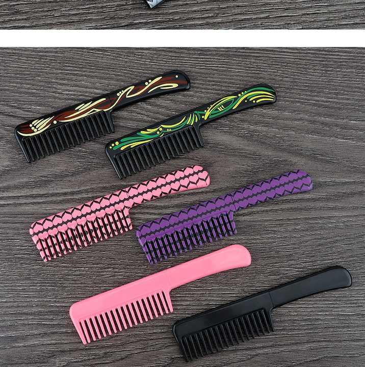 Custom Logo Hair Comb Key Chain - Fashionable & Functional