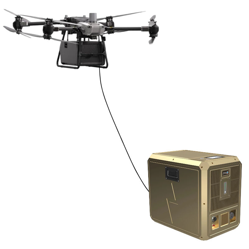 Tether Drone Ground Power Station for Flycart 30 Emergency Monitoring ...