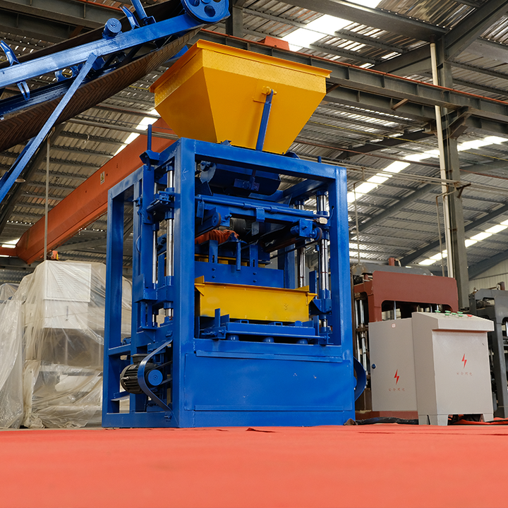QT4-24 Concrete Block Machine - Efficient Brick Making