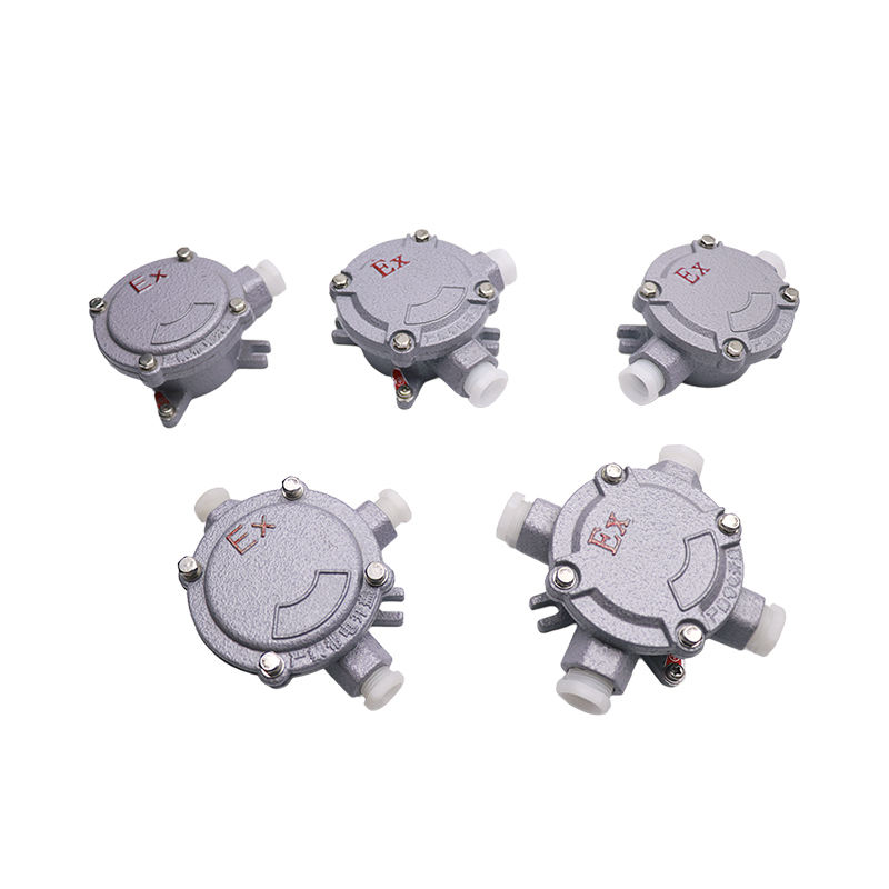Aluminum Ex-Proof Circular Junction Box IP65 Protection Level Golden ...