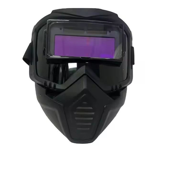 Auto-Dimming Full Face Welding Helmet with Safety Mask Protective Glass ...