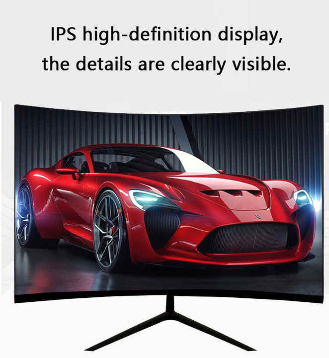 Monitor 32 Inch Curved Borderless Professional 4k Gaming Monitors Lcd ...