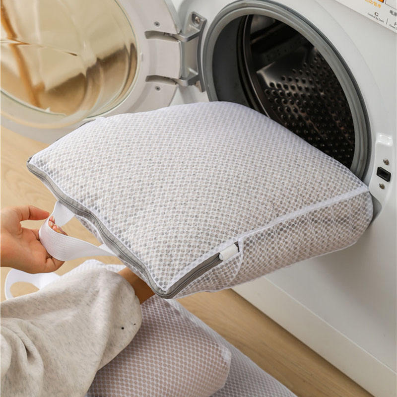 High Quality Custom Logo Mesh Laundry Bag Reusable Wash Bag Set for ...