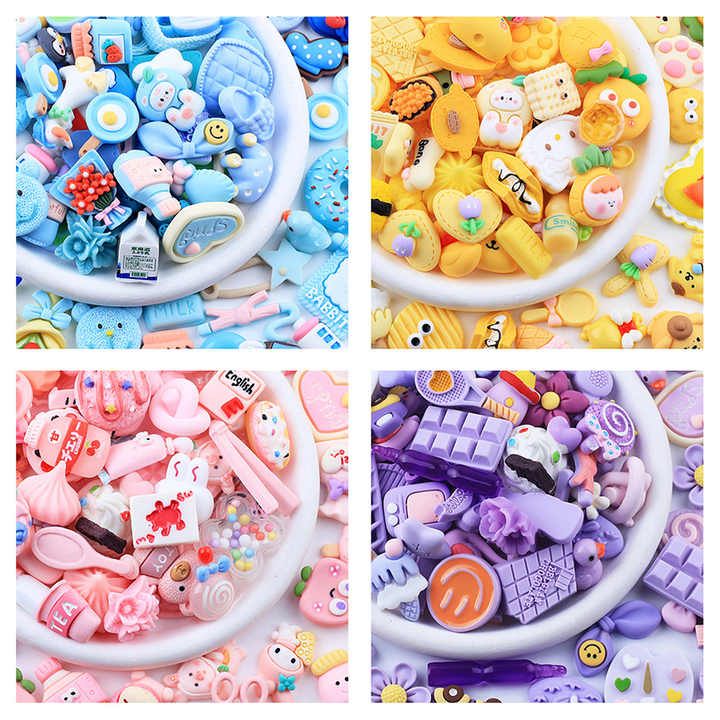 Shop Our Hot Sales Mixed Design Resin Charms for Decoration
