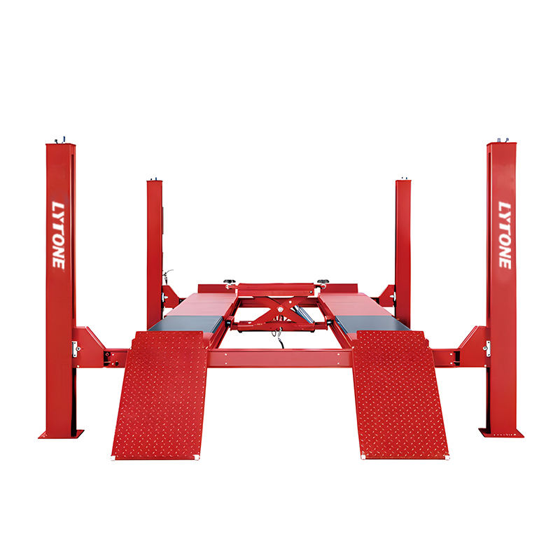 4000kg Four Post Car Hoist CE Certificate Hydraulic 4 Post Car Lift ...