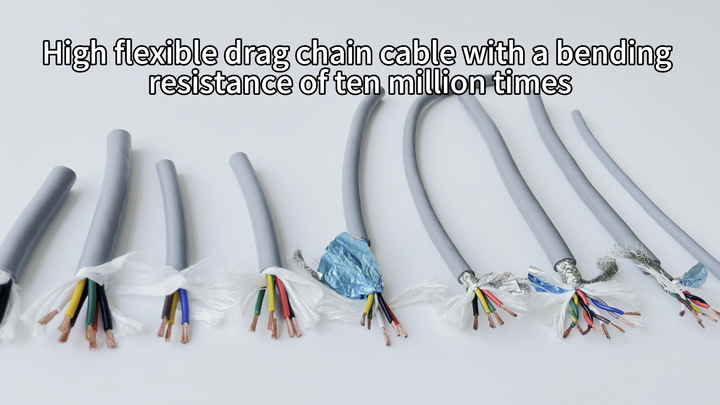 Robot Cable Drag Chain Cable High Flexibility Shielded Wire Trvvp Cable