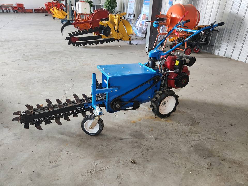 Mini máquina de zanjas portátil, zanjadora de mano de entrega rápida ...