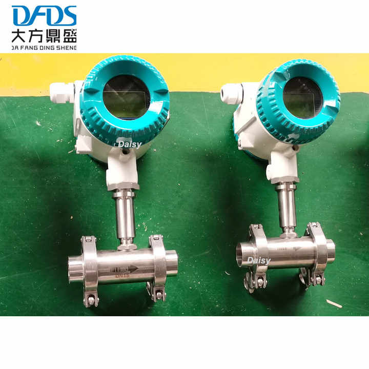 Food Grade SS304 SS316 Tri Clamp 2 Inch 4-20mA Digital Flowmeter Sanitary Pure Distilled Water ...