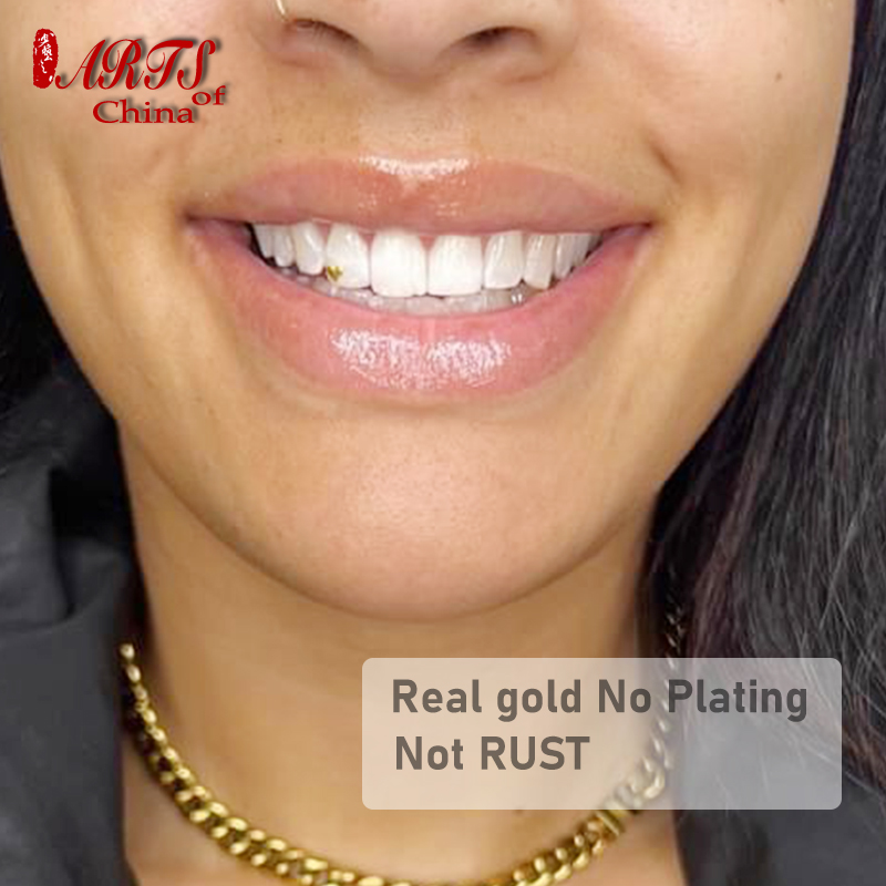 Wholesale Solid Gold Tooth Gem 18k Gold Tooth Gem Set Manufacturers ...