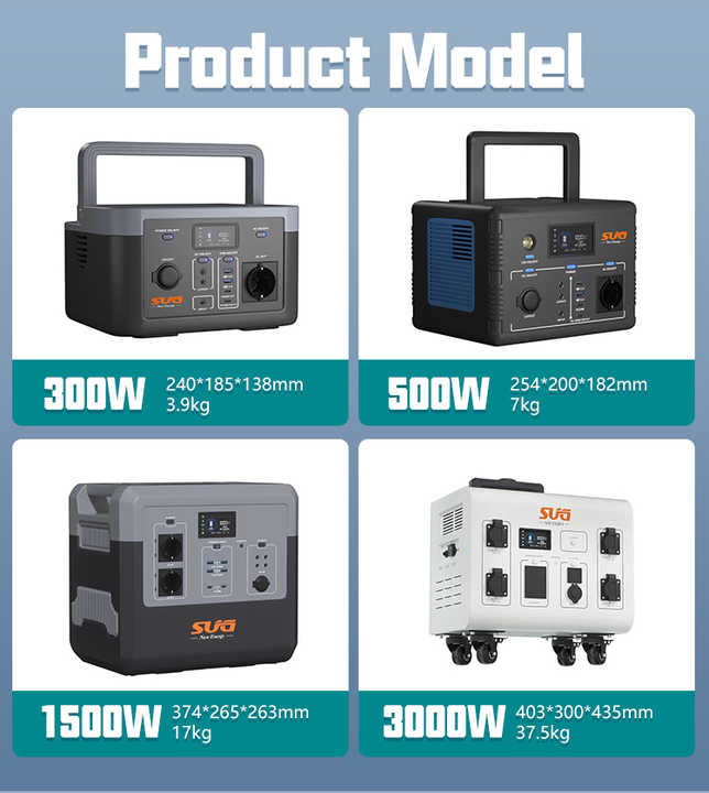 Solar Generator 300w 600w 1500w 2500w Outdoor Bank Portable Solar ...